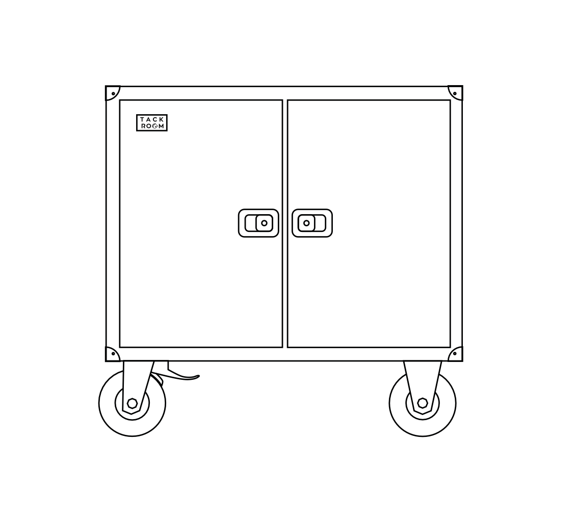 TACK ROOM - Aluminum Tack Lockers and Saddle Boxes – TACKTRUNKS
