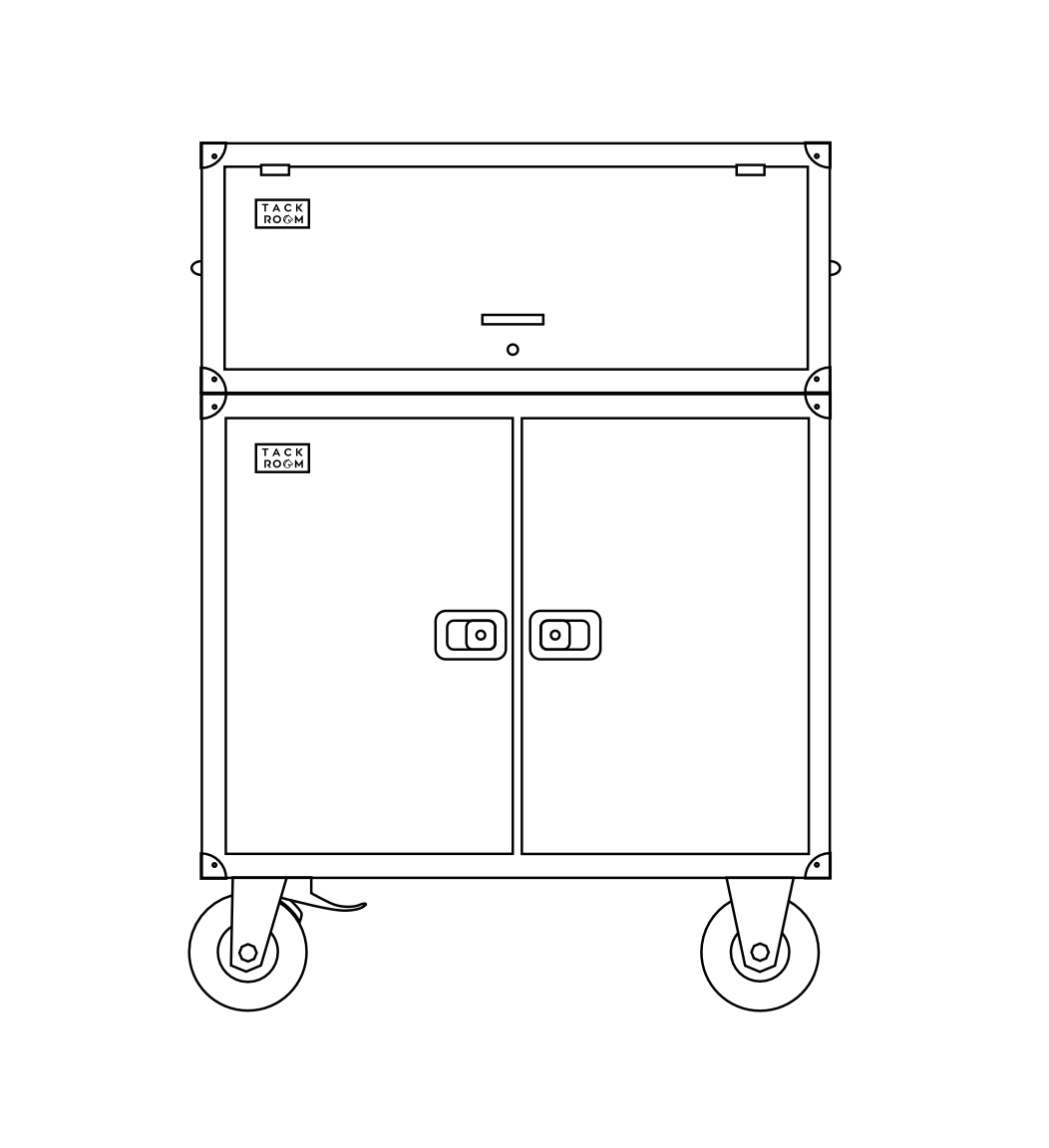 TACK ROOM - Aluminum Tack Lockers and Saddle Boxes – TACKTRUNKS